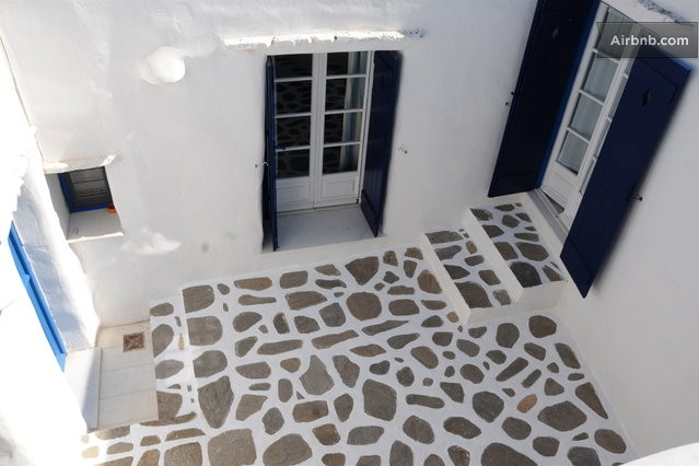 Paros-Greece : Large cycladic house in Paros