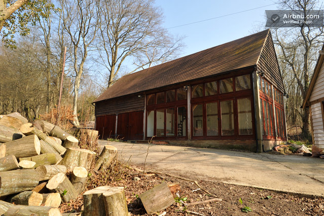 Stunning Huge New Glass & Oak Barn in East Sussex